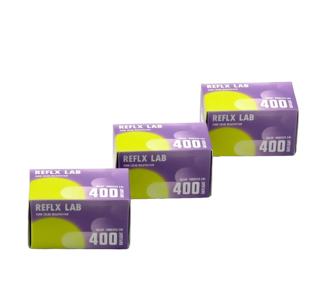 REFLX LAB | 3 ROLLS | 400D COLOR FILM 36EXP – Fotagogo